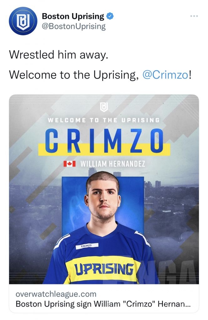 [新闻] [搬运] 崛起队签下crimzo NGA玩家社区