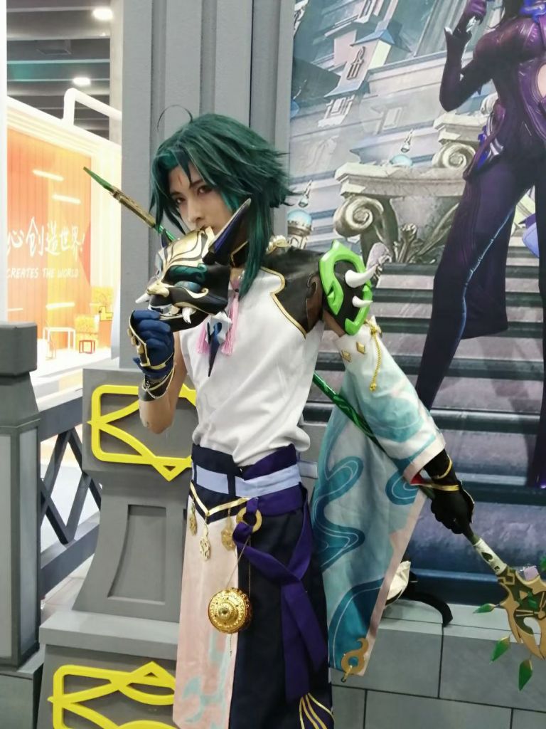 [闲聊杂谈]今天去cicf遇见一个cos魈贼帅的小哥 NGA玩家社区