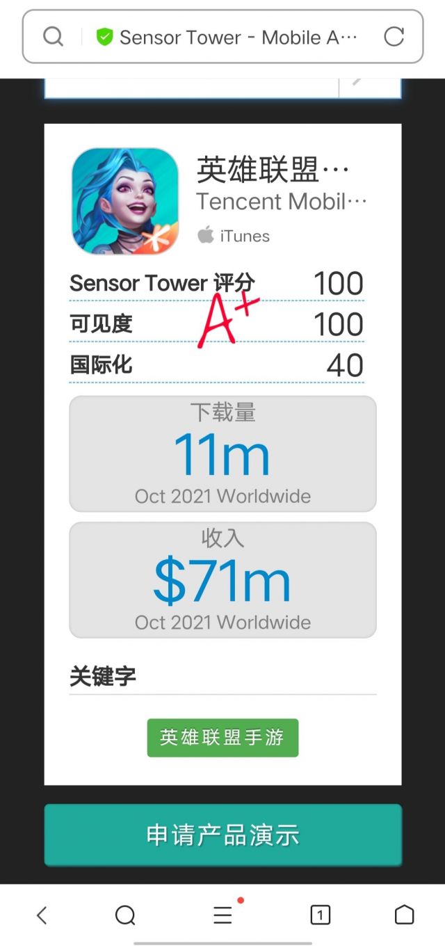 [新闻相关]Sensor Tower 10月流水Top15 NGA玩家社区