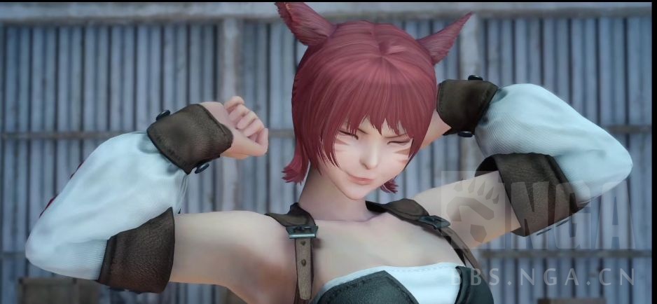 [发情氵] [联动氵] 无聊看了下ff15的ff14联动任务，嘿嘿猫娘，水灵灵的猫娘 NGA玩家社区