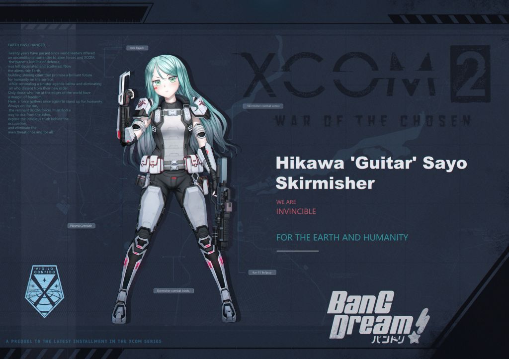 [破事水] [同人图文]Bang Dream×XCOM 冰川纱夜的战斗档案 NGA玩家社区