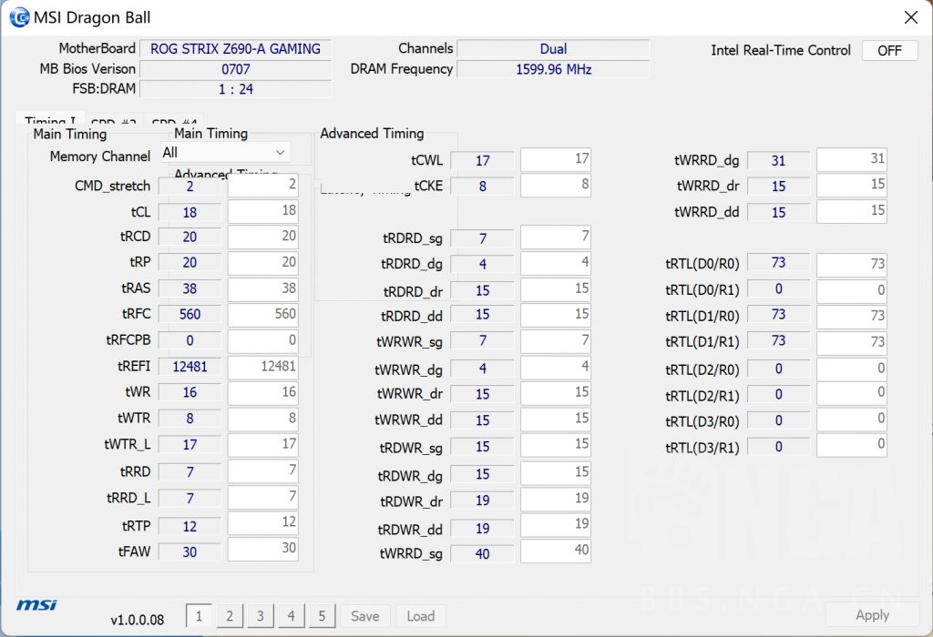 分享几个新版内存时序工具，支持z690 NGA玩家社区