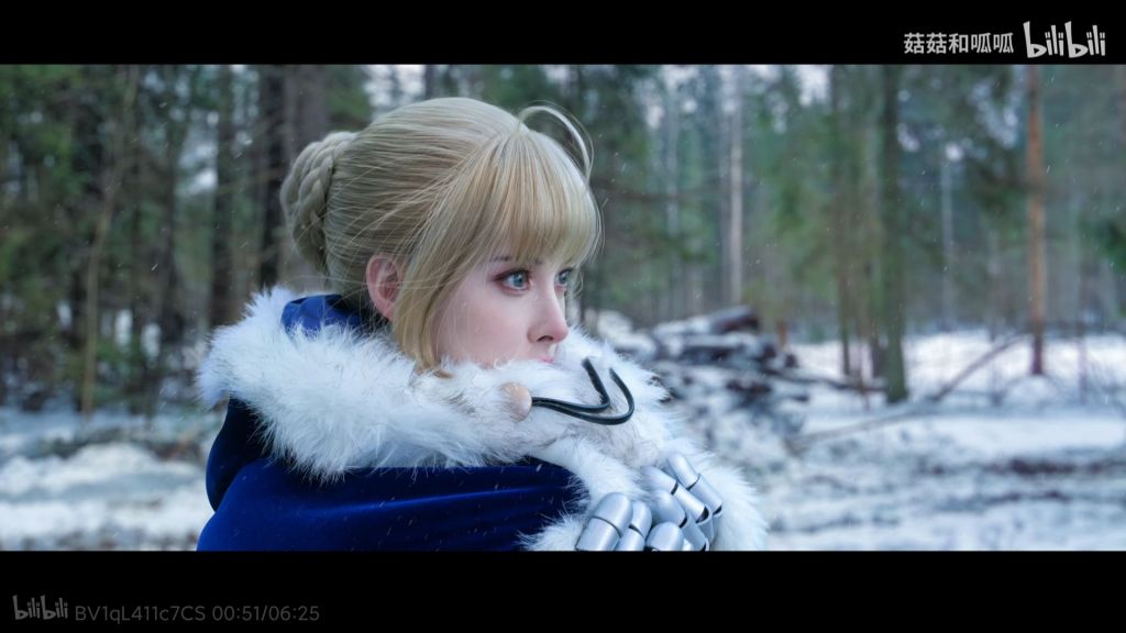 在B站刷到了一个全网最还原saber的cos 178