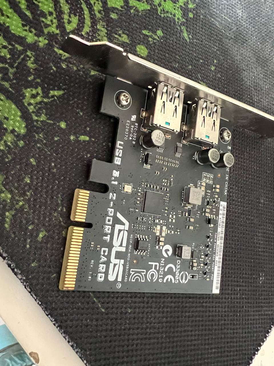 ASUS USB3.1 2口转接卡 NGA玩家社区