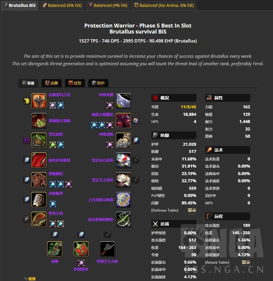 [插件] Wowhead的P5 BIS配装出来了 NGA玩家社区