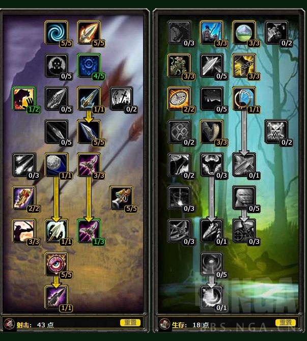 [PVP]求一套猎人射击pvp天赋 NGA玩家社区