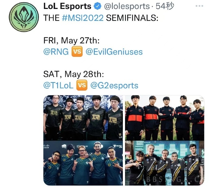 [国际赛事] 周五，5月27日：RNG vs EG NGA玩家社区