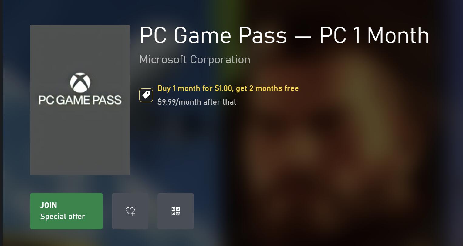 新用户和回归用户都能冲！PC Game Pass和XGPU又开启了10港币/1美元 三个月 NGA玩家社区