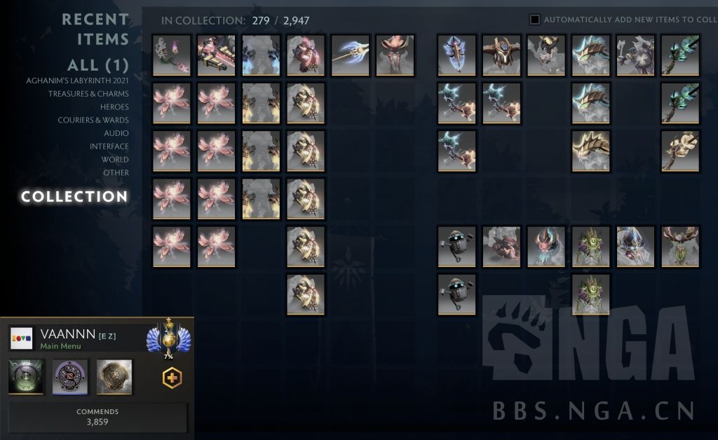 [回血]出大量TI10-TI6宝瓶及部分TI10不朽 明码标价童叟无欺 NGA玩家社区