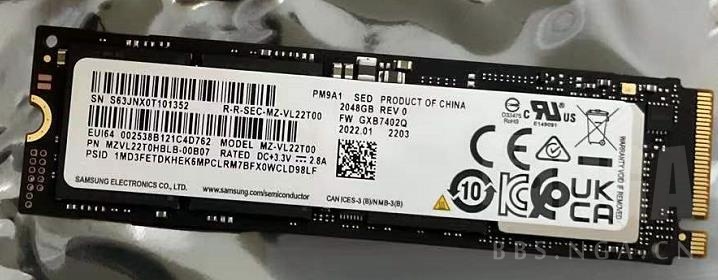 [PC软硬件] [两次售后完成，完结沙发]三星不是神话，PM9A1没活到4个月 178