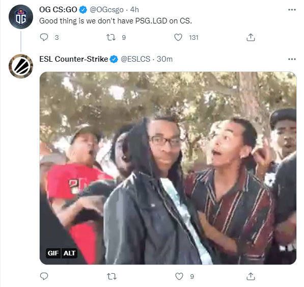 难蹦，刷个csgo也能看到og调侃lgd NGA玩家社区