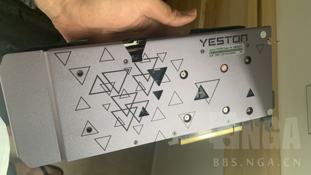 [电脑硬件] 出一张盈通2060Super(暂出) NGA玩家社区