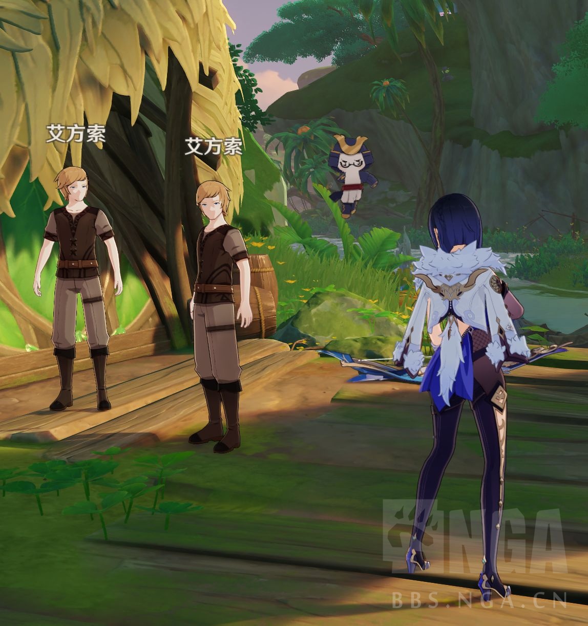 [闲聊杂谈] 两个同样的npc？ NGA玩家社区