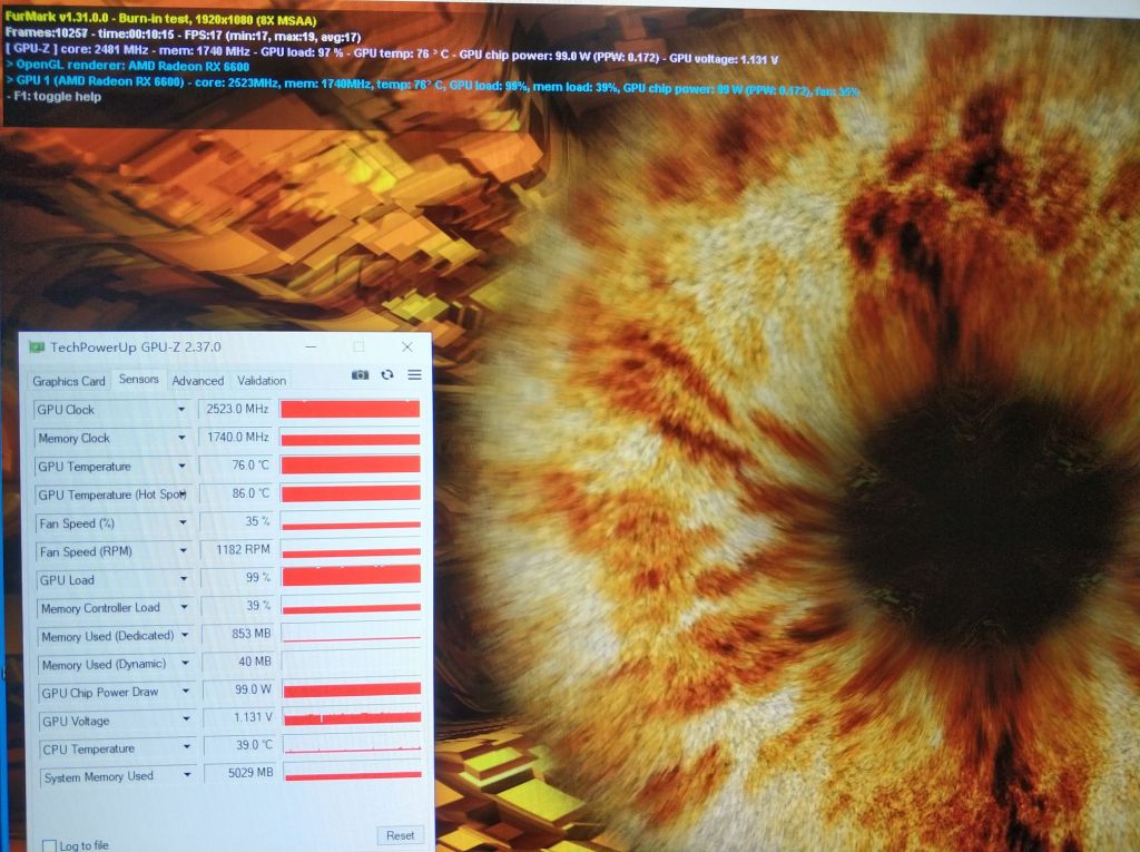 [硬件求助]小白求问，新买的6600显卡，待机结温65度，是正常的吗？(已解决，打开Adaptive Sync Compatible即可) NGA玩家社区