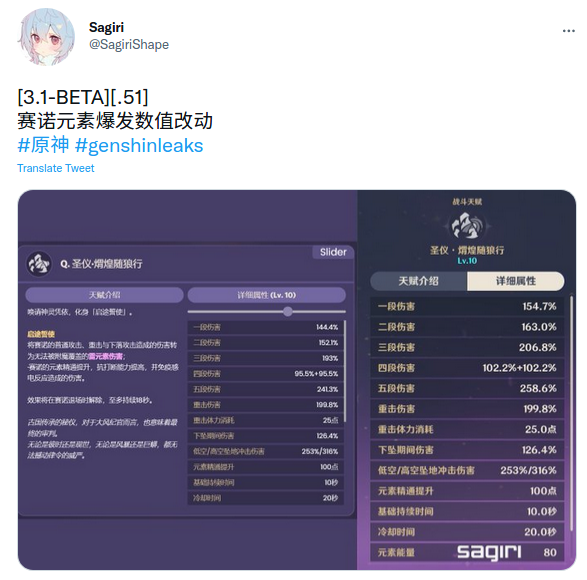 3.1 v2 赛坎妮改动汇总 [更新到09/01, 03:00, UTC+8] NGA玩家社区