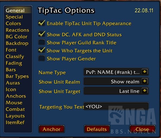 [原创] [汉化] 谁有TipTac Classic+TBC汉化版的啊 NGA玩家社区