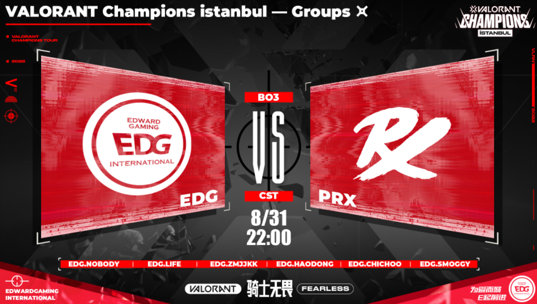 [游戏赛事] VCT冠军赛的四支黑马队伍！银龙骑士团EDG打响揭幕战 NGA玩家社区