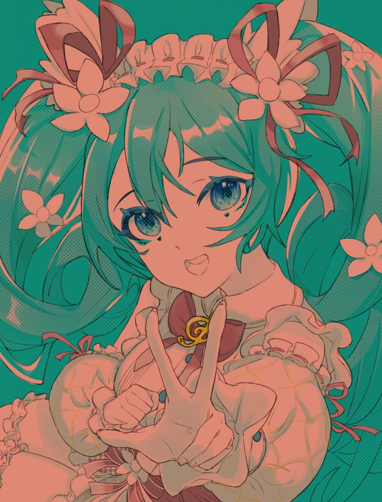 [同人]给miku画了15周年贺图 NGA玩家社区