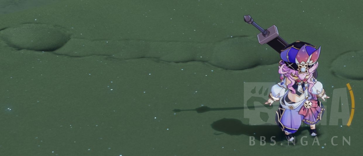 [闲聊杂谈] 冷知识，在沙漠用多莉打一个长重击，就可以画出来一根xx NGA玩家社区