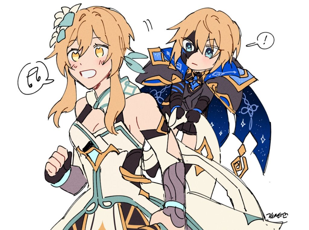 [闲聊杂谈]有没有戴因斯雷布派蒙化的二创 178