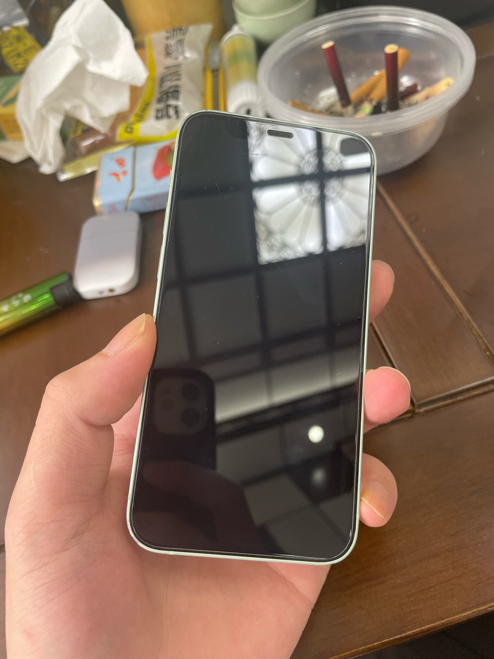 苹果12mini 128绿色，外观磕碰掉漆，玻璃没有碎 NGA玩家社区