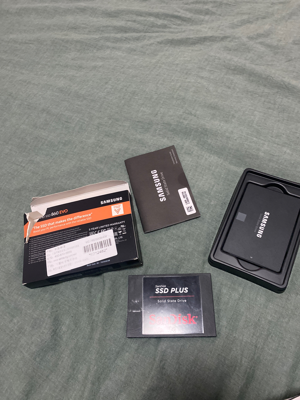 [电脑硬件]出售三星860EVO 500G?闪迪240G固态硬盘！ NGA玩家社区