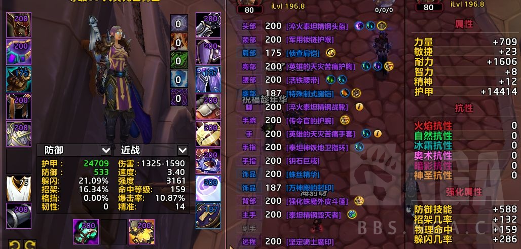 求帮忙看看 这属性能进naxx 抗战神吗 NGA玩家社区