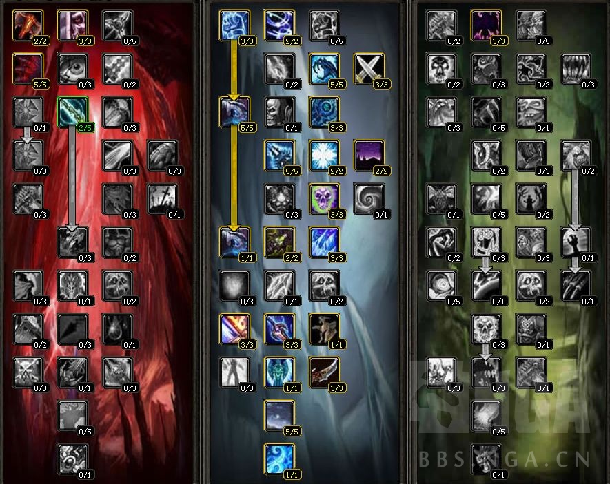 [WotLK] [双持冰DPS]P1的DPS强势体系推荐(3种)——更新最新测试数据(各种加成对伤害提升的结论)+魔印舞详解+三刀流 178