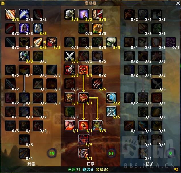 [狂暴] WLK狂暴战P1天赋、雕文和装备评分表(含武器战P1装备评分表) NGA玩家社区