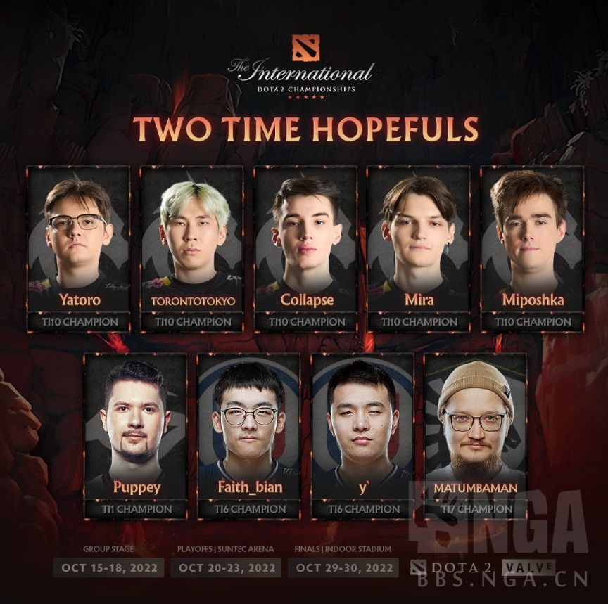 [赛事讨论] 官方放出ti11有机会双冠的名单(死亡笔记) NGA玩家社区