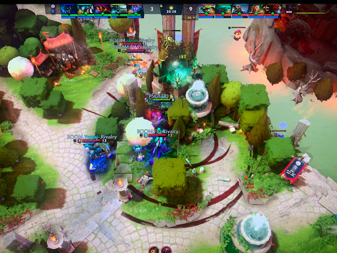 LGD打Boom第二局，赛点拉扯 NGA玩家社区