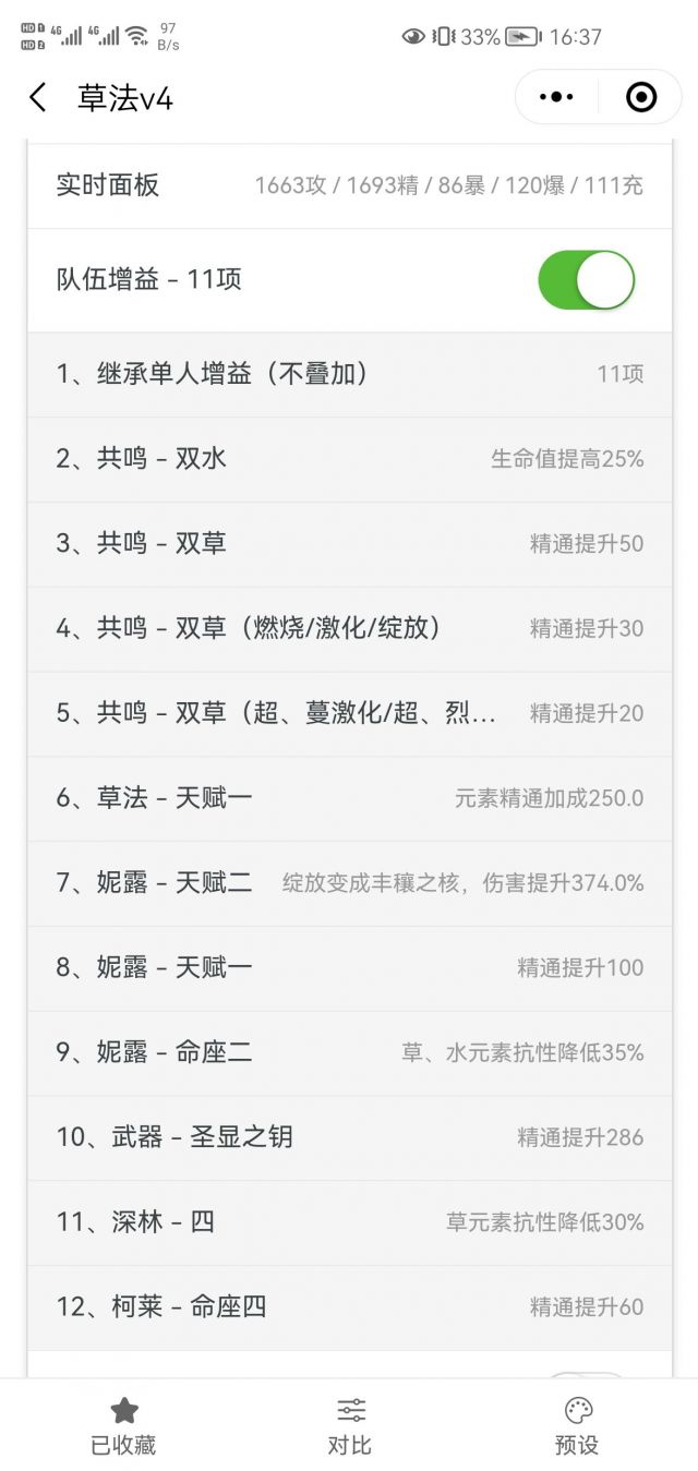 [数据讨论]满命草神在绽放队也很猛啊，e和6命a一下5w NGA玩家社区