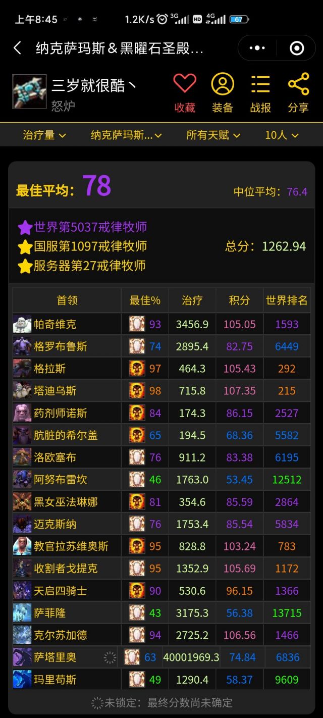 [戒律][求教]大佬们 有没有人指点下 JLM怎么单奶10人naxx啊 NGA玩家社区