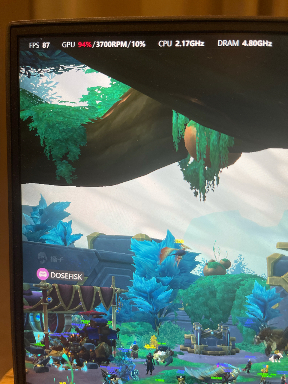 Y9000P 3070ti 玩魔兽GPU占用90+ NGA玩家社区