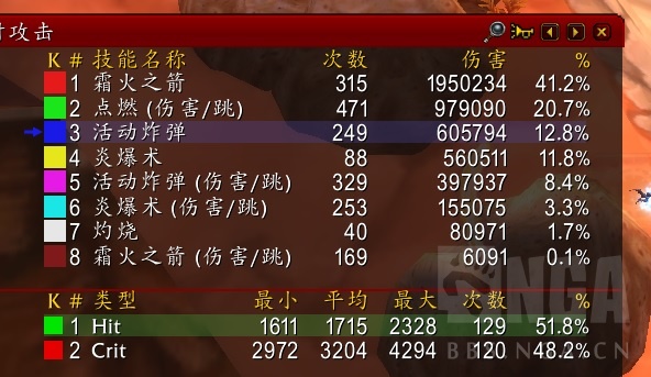 [PVE] 霜火箭享受双倍DEBUFF暴击加成BUG NGA玩家社区