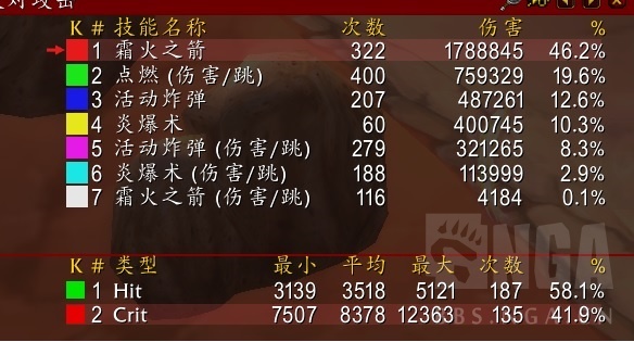[PVE] 霜火箭享受双倍DEBUFF暴击加成BUG 178