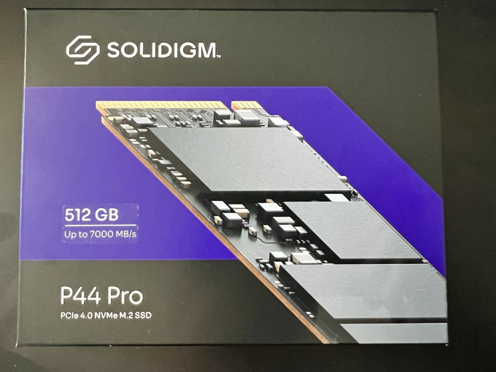 Solidigm P44Pro开箱及跑分 NGA玩家社区