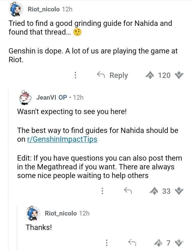 [LOL]拳头ceo劝原后续：在Reddit上寻找纳西妲攻略，公司内原神玩家众多 NGA玩家社区