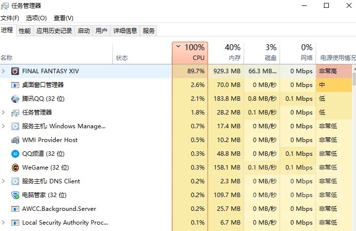 今天起床CPU打开FF突然占用率拉满了是怎么回事？ NGA玩家社区