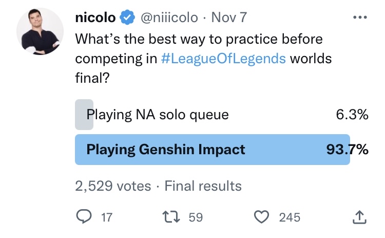 [闲聊杂谈]LoL ceo发起训练方法投票，最高票数竟是？ NGA玩家社区
