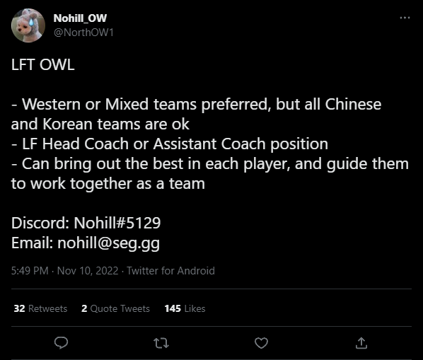 [搬运]北山NoHill在推特上LFT NGA玩家社区