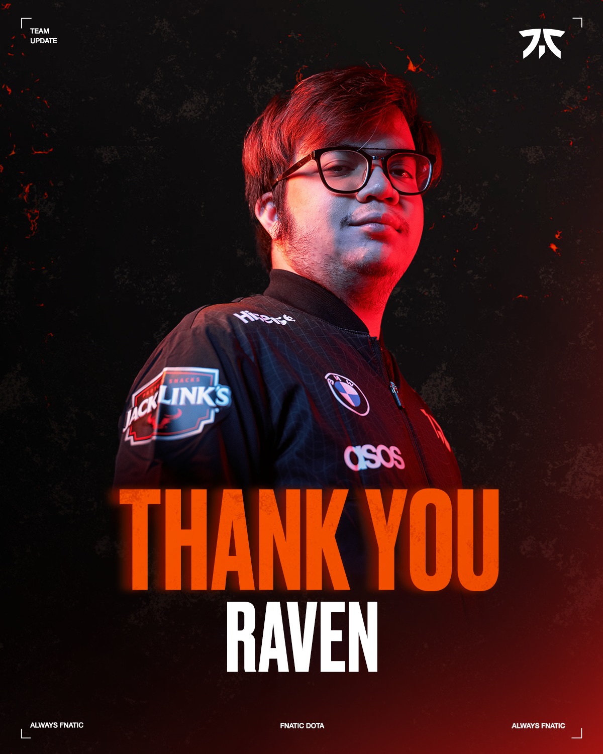 Raven离开Fnatic NGA玩家社区