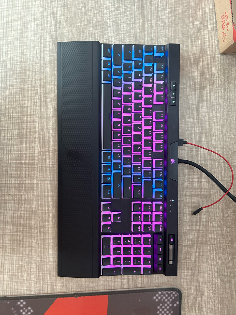 [电脑外设]出海盗船K70 Mk2 红轴 NGA玩家社区