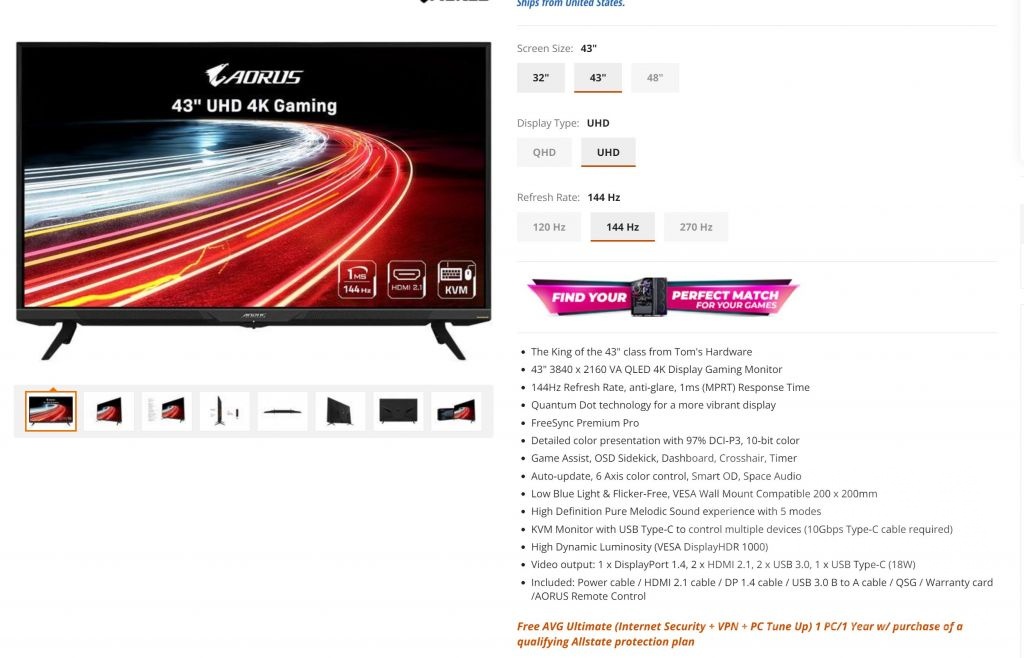 4K 144屏幕选择 NGA玩家社区