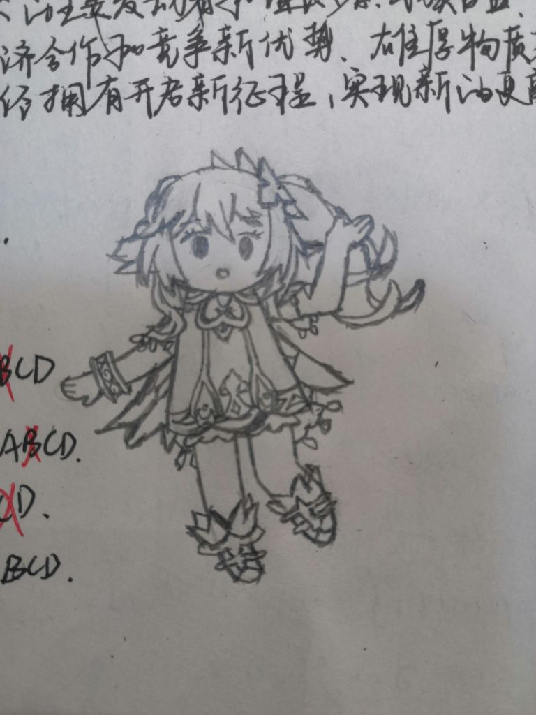 [闲聊杂谈] 一起来画纳西妲吧！兰那罗都能学会的简笔画(10) NGA玩家社区