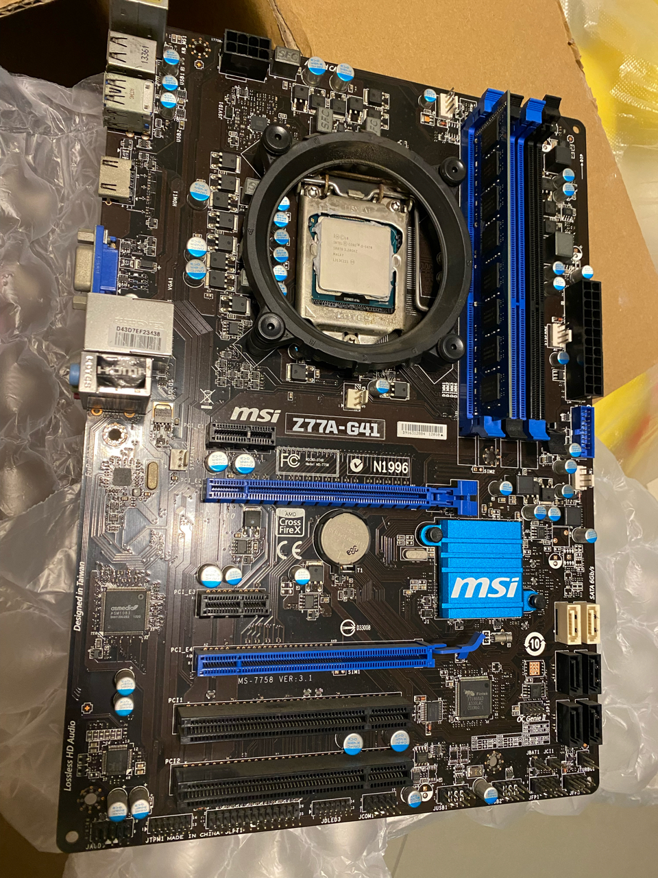 I5 3470 微星z77a-g41 威刚8g单条 散热1个 NGA玩家社区