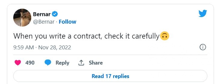 [搬运] Bernar: 当你签合同的时候，要仔细检查。 NGA玩家社区