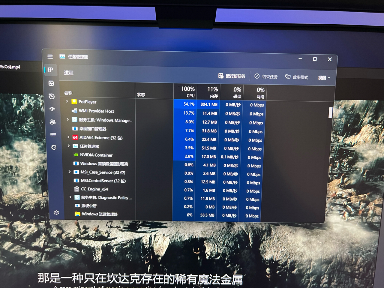 Win11的CPU占用率显示是不是有bug啊？ NGA玩家社区