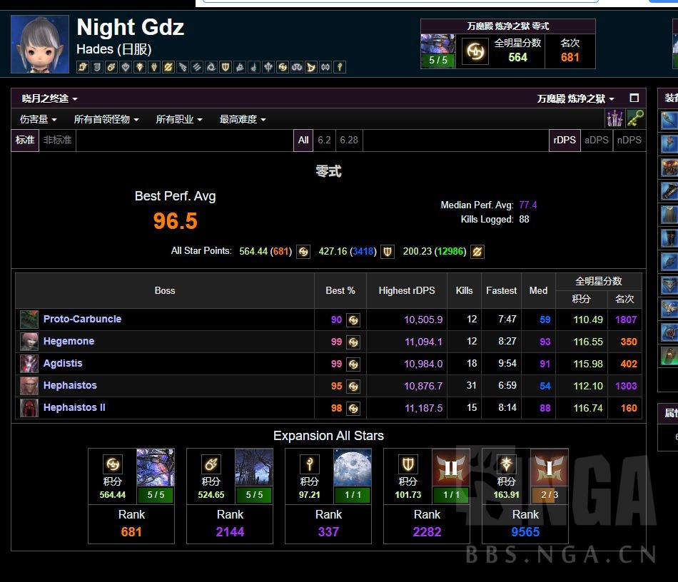 [P5S-P8S] [固定队招募] [莫古力区] 国服莫古力零式炼狱篇5-8海龟CD队招到了 NGA玩家社区