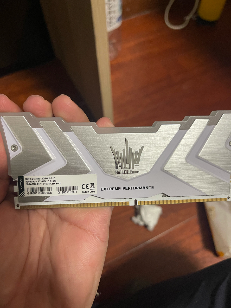 出名人堂内存灯条ddr4 3600 8g*2。另收5600x或者5800x或者x3d NGA玩家社区